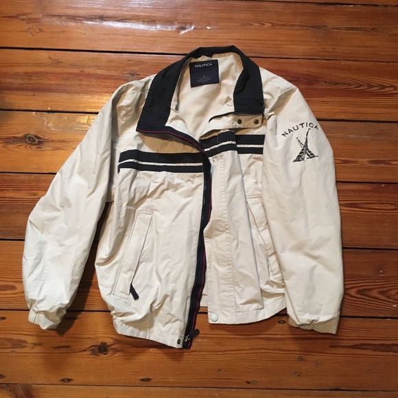 Nautica | Jackets & Coats | Vintage Nautica Jacket Tannavy Blue Striped ...